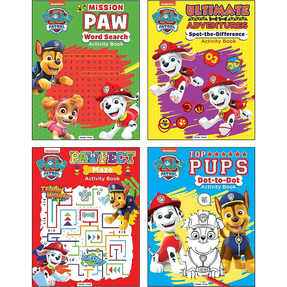 Paw Pups Super activity books- Paw patrol activity Books / Mazes / Spot ...