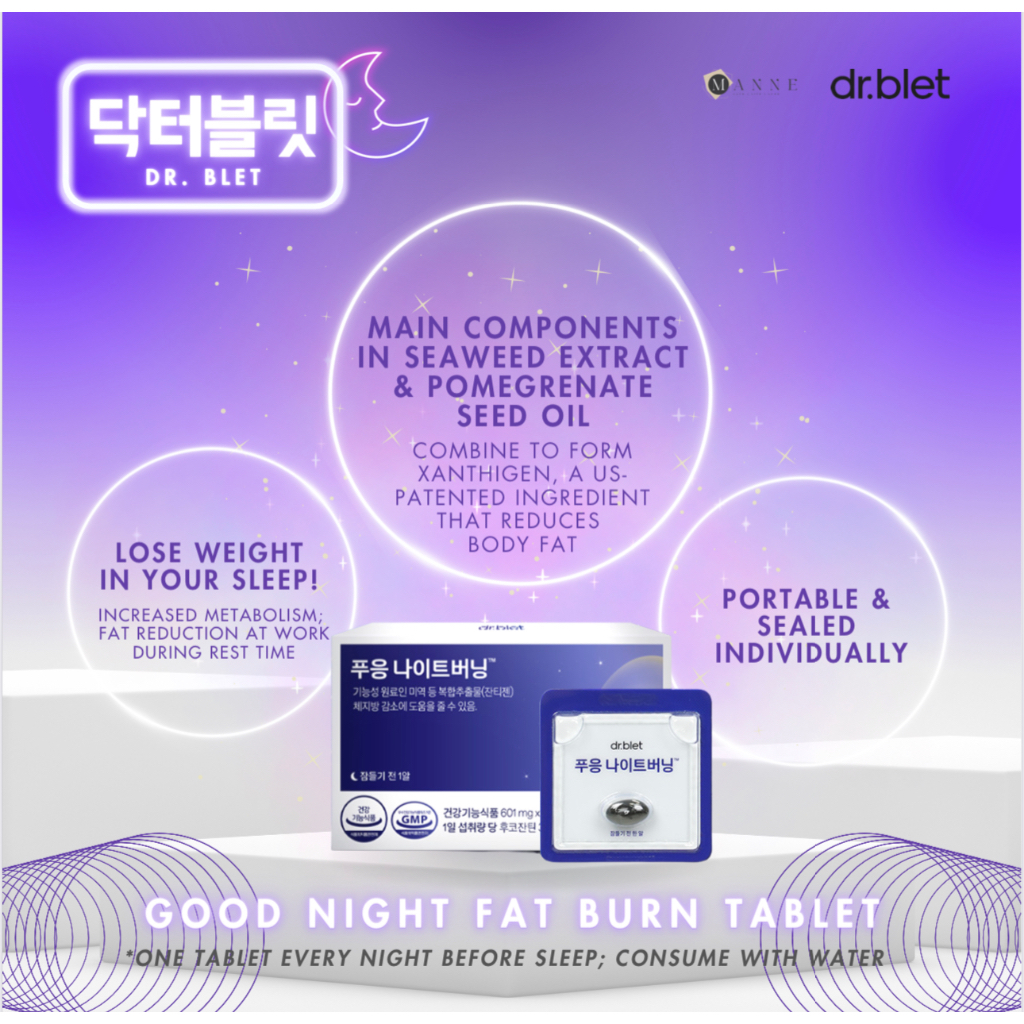 dr.blet Good Night Fat Burn Tablet | Shopee Singapore