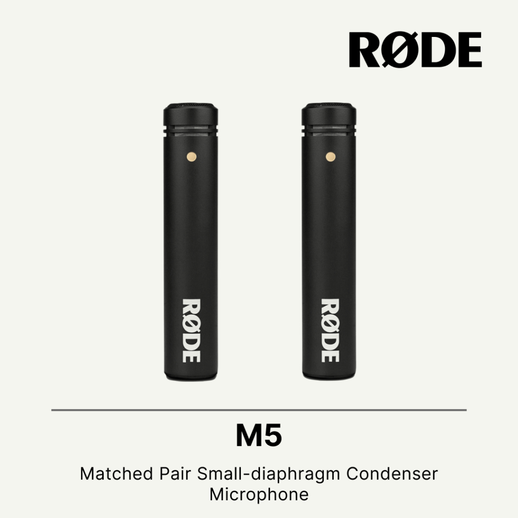 Rode M5 Compact Condenser Microphone (Matched Pair) M5MP | Shopee Singapore