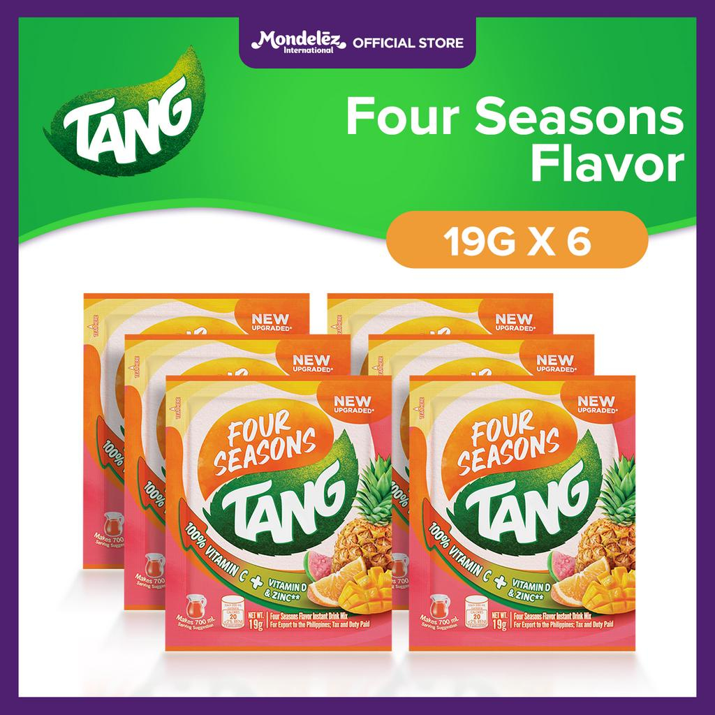 Tang Instant Drink Mix - Four Seasons Flavor 19g with Vitamins and ...