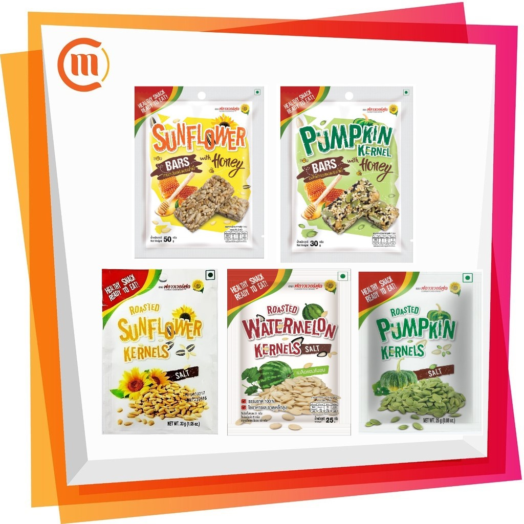 Flower Food Kernels Seeds & Bars (Thailand), Ready to eat, Flavors ...
