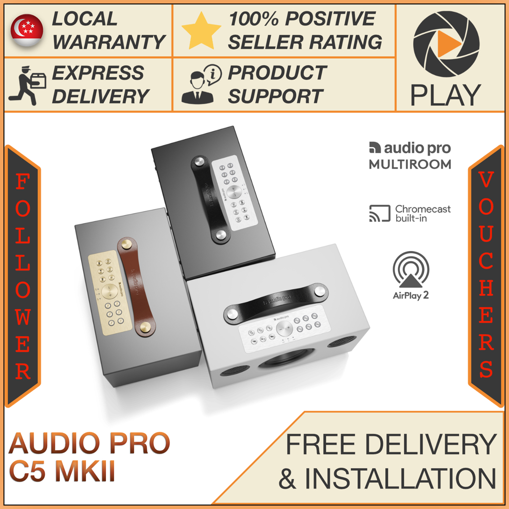 Audio Pro C5 MKII Wireless multiroom speaker (Audiopro C5 MKII) | Shopee Singapore