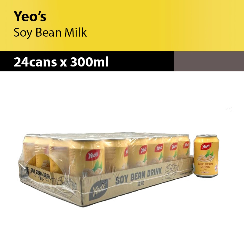 Yeo's Soya Bean Milk 24 cans x 300ml | Shopee Singapore