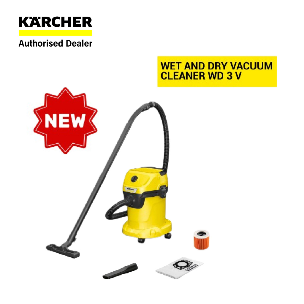 Karcher Wet and Dry Vacuum Cleaner WD 3 V-17/4/20 (YYY) *EU (Formally WD3) | Shopee Singapore