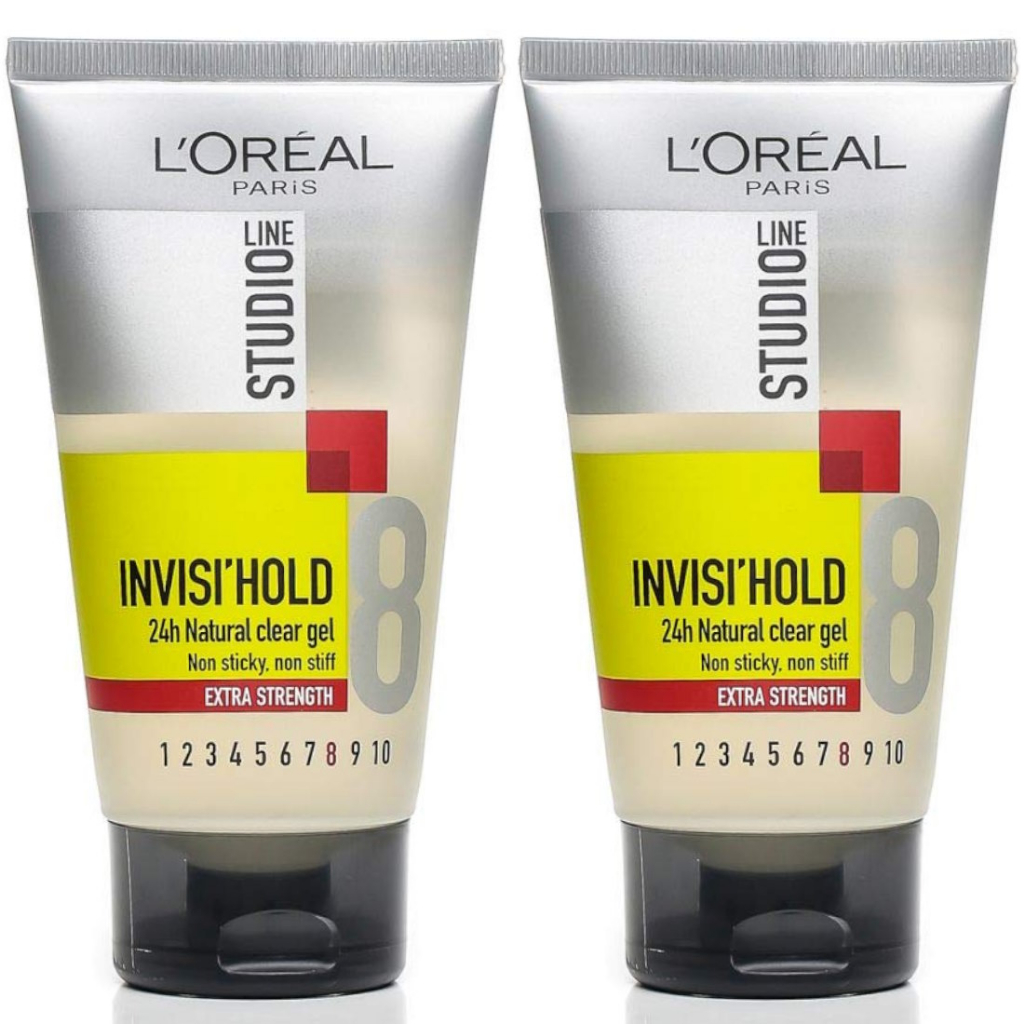 (BUNDLE OF 2) L'OREAL STUDIO LINE INVISI'HOLD CLEAR GEL (EXTRA STRENGTH ...