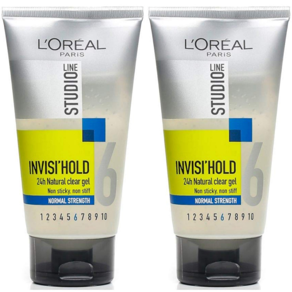 (BUNDLE OF 2) L'OREAL STUDIO LINE INVISI'HOLD CLEAR GEL (NORMAL ...