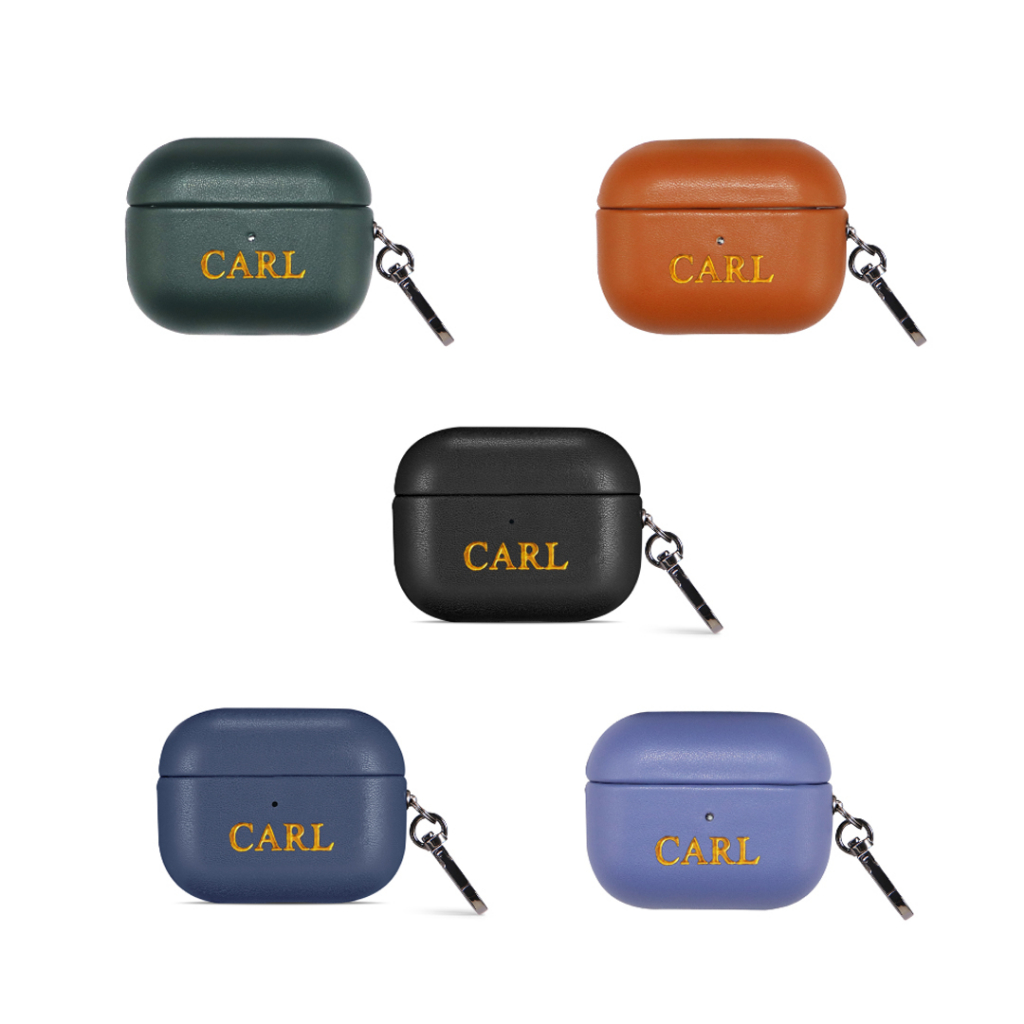 ETCHUALLY Personalised Leather Triton Premium Apple Airpod Pro ...