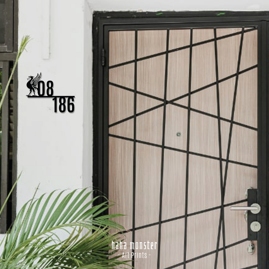 Customised HDB Unit Number | Pesonalised House Gate Unit Number Signage ...