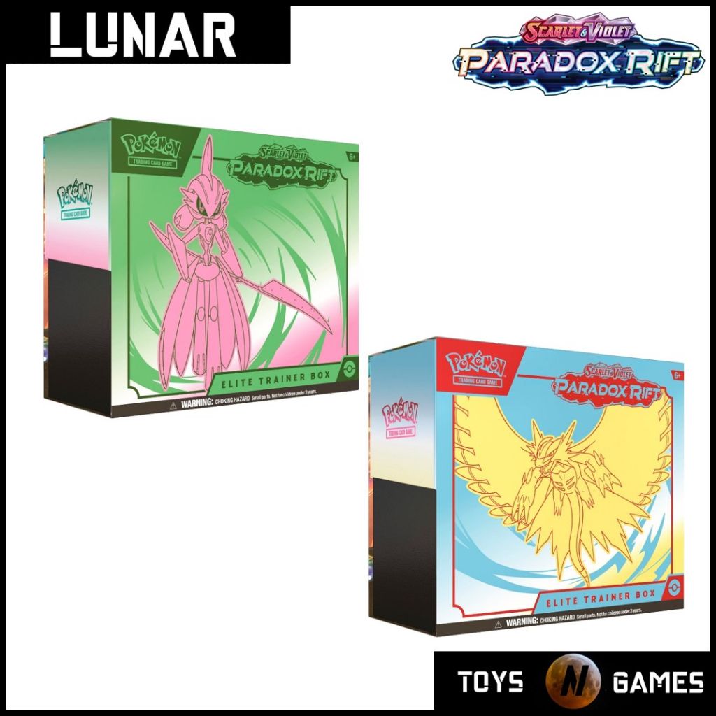 Pokemon TCG SV4 Paradox Rift Elite Trainer Box (Set of 2) | Shopee ...