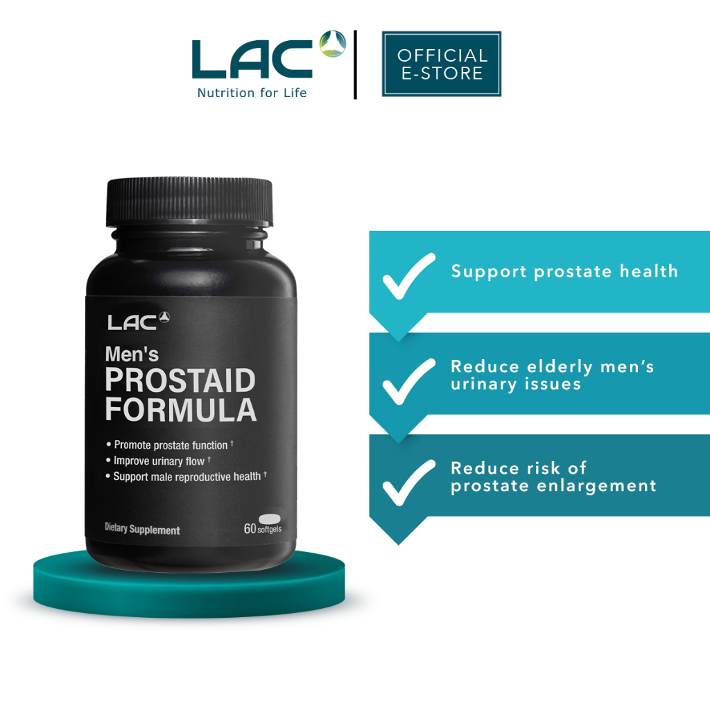 [LAC MEN'S] ProstAid Formula (60 softgels) | Shopee Singapore