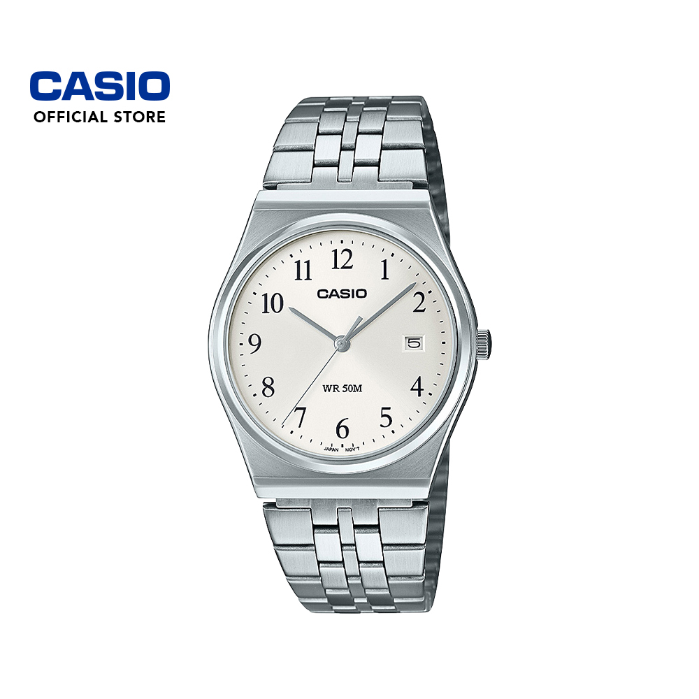 CASIO GENERAL Standard MTP-B145D Men's Analog Watch Stainless Steel ...