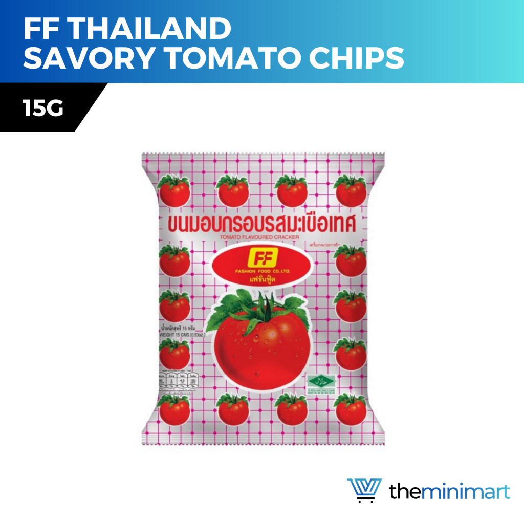 FF Thailand Savory Tomato Chips 15g x 1 Piece - Tomato Flavor | Shopee ...