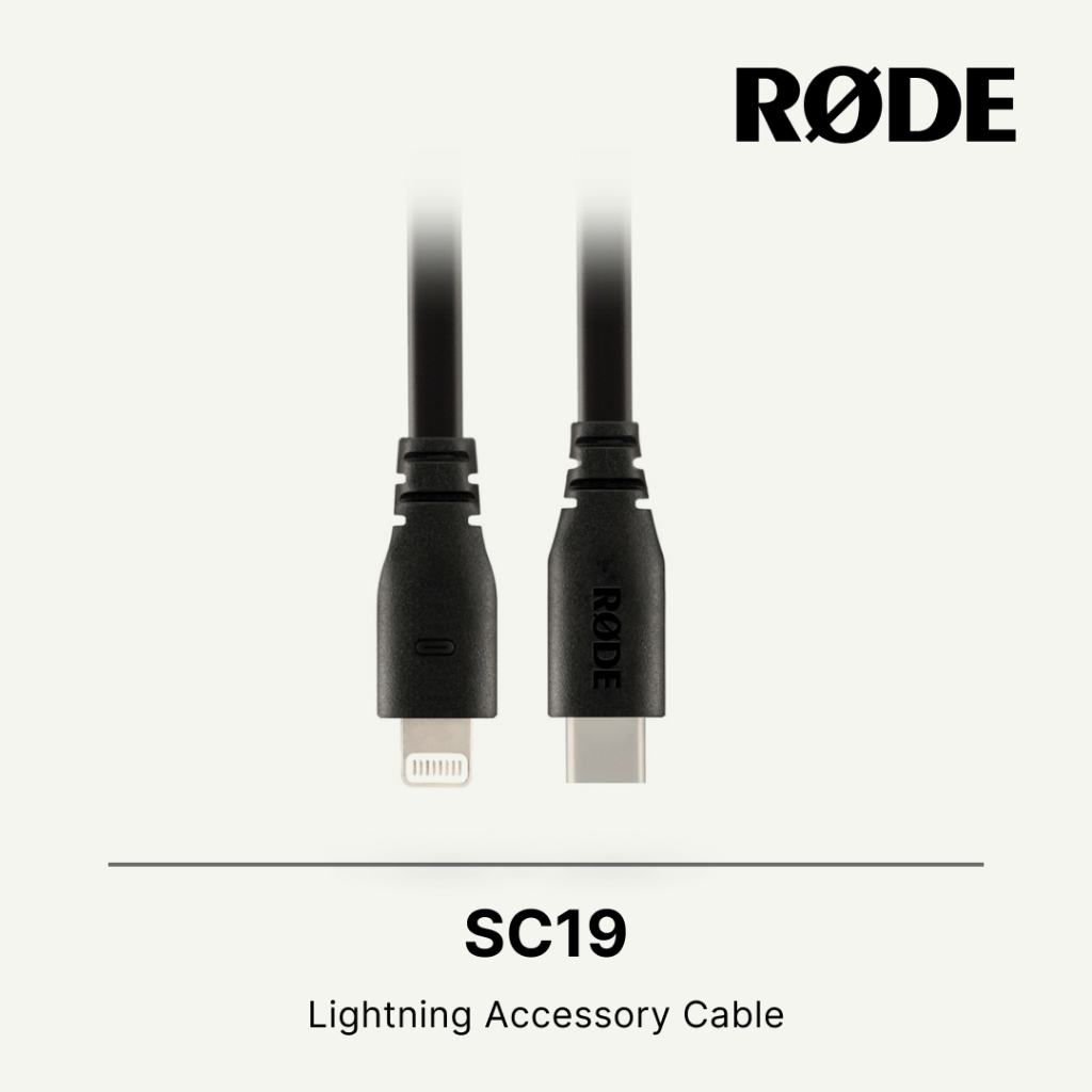 Rode SC19 USB C TO LIGHTNING Cable 150cm Long (Similar to SC15) Rode ...