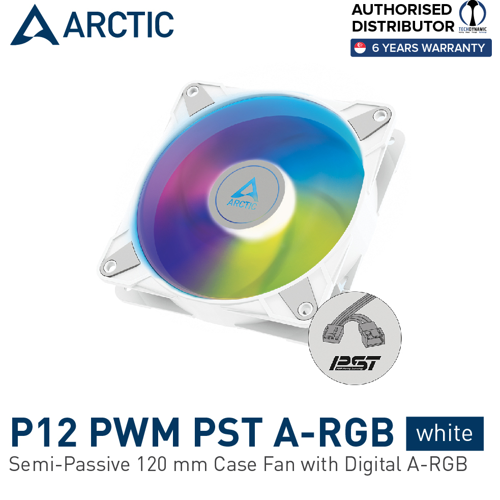 ARCTIC P12 PWM, PWM PST, MAX, ARGB Single Pack & 3 Pack Pressure ...