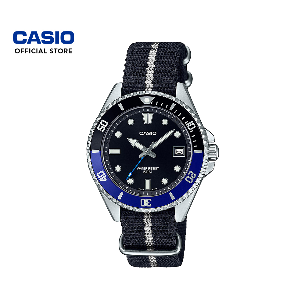 CASIO GENERAL Diver Look Standard MDV-10C Men's Analog Watch Cloth Band ...