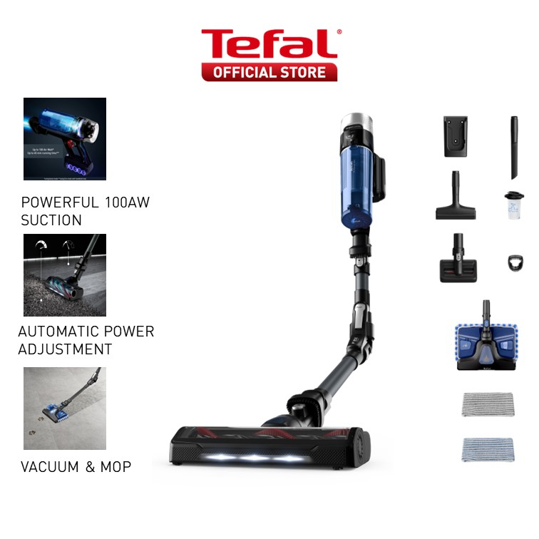 Tefal X-Force 9.60 Aqua Handstick Vacuum TY20C7 – 6 Accessories, LED ...