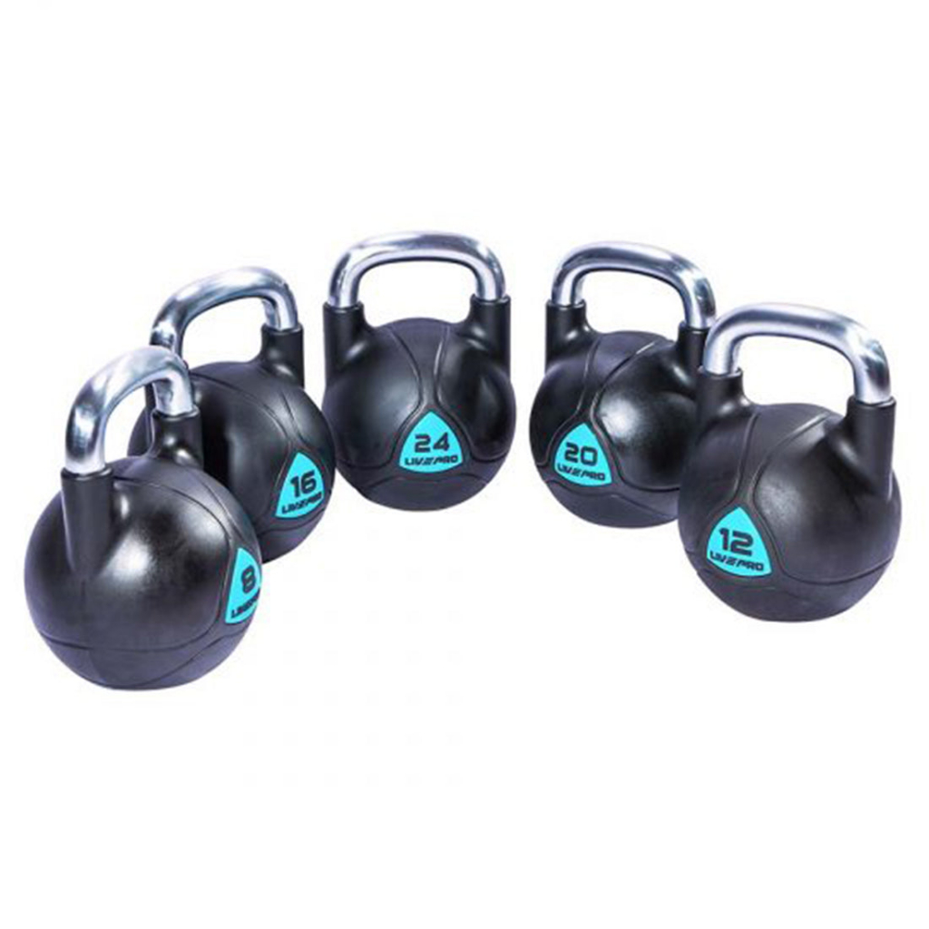 Livepro Urethane Competition Kettlebells Set (8 To 24kg) | Shopee Singapore