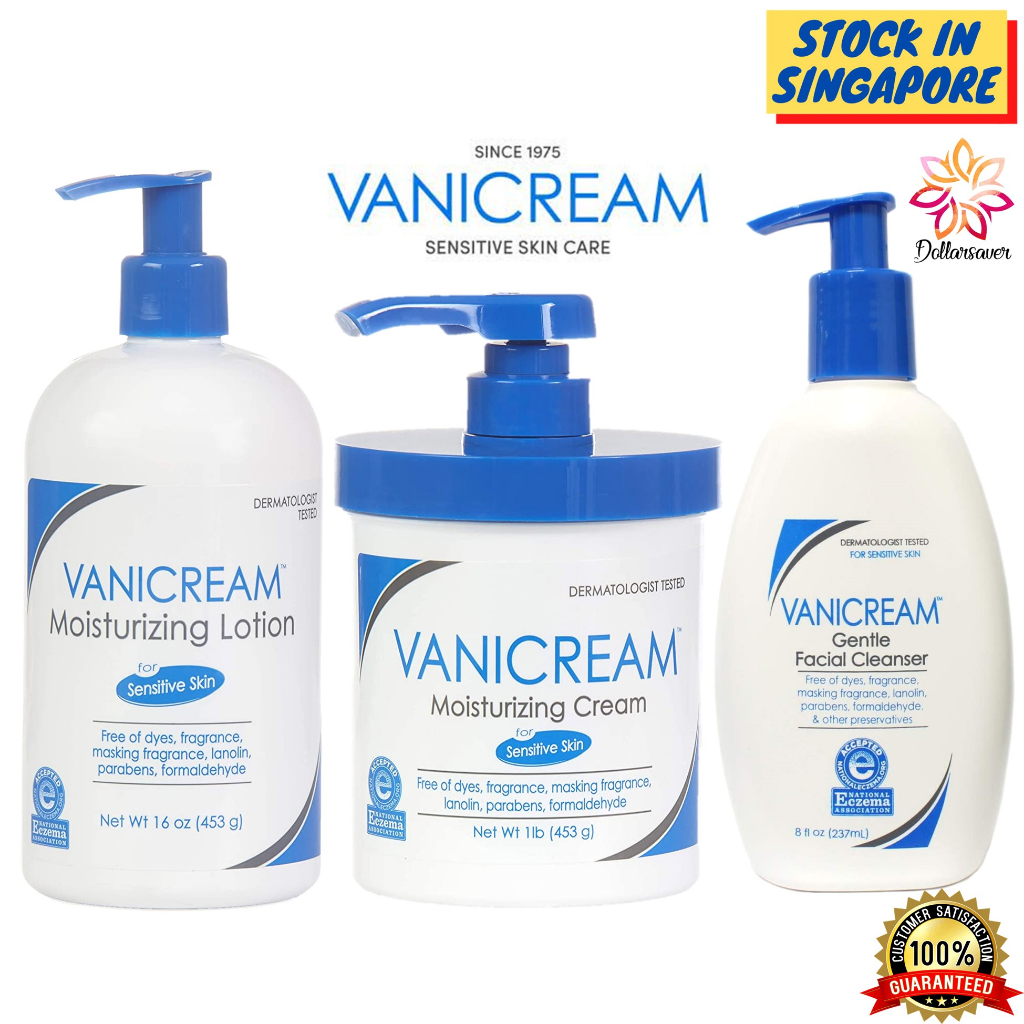 Vanicream Moisturizing Cream / Moisturizing Lotion / Facial Cleanser ...