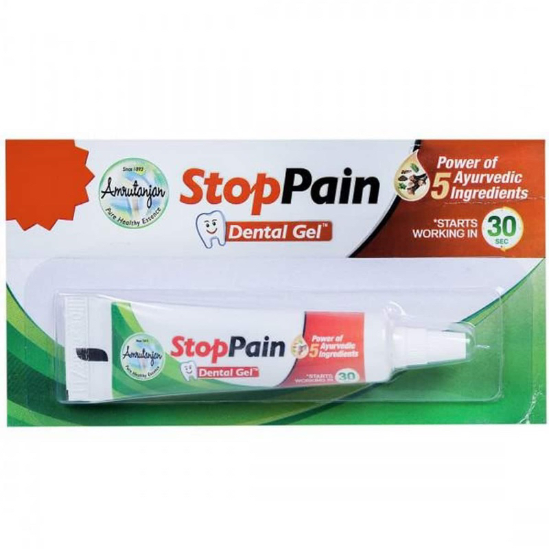 [SG INSTOCKS ] Amrutanjan Stop Pain Dental Gel 10g SWOLLEN GUM BLEEDING ...