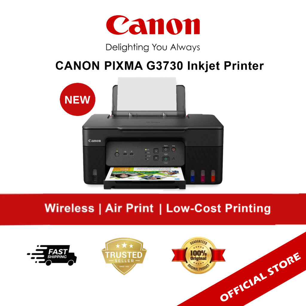Canon PIXMA G3730 Inkjet Printer | Shopee Singapore