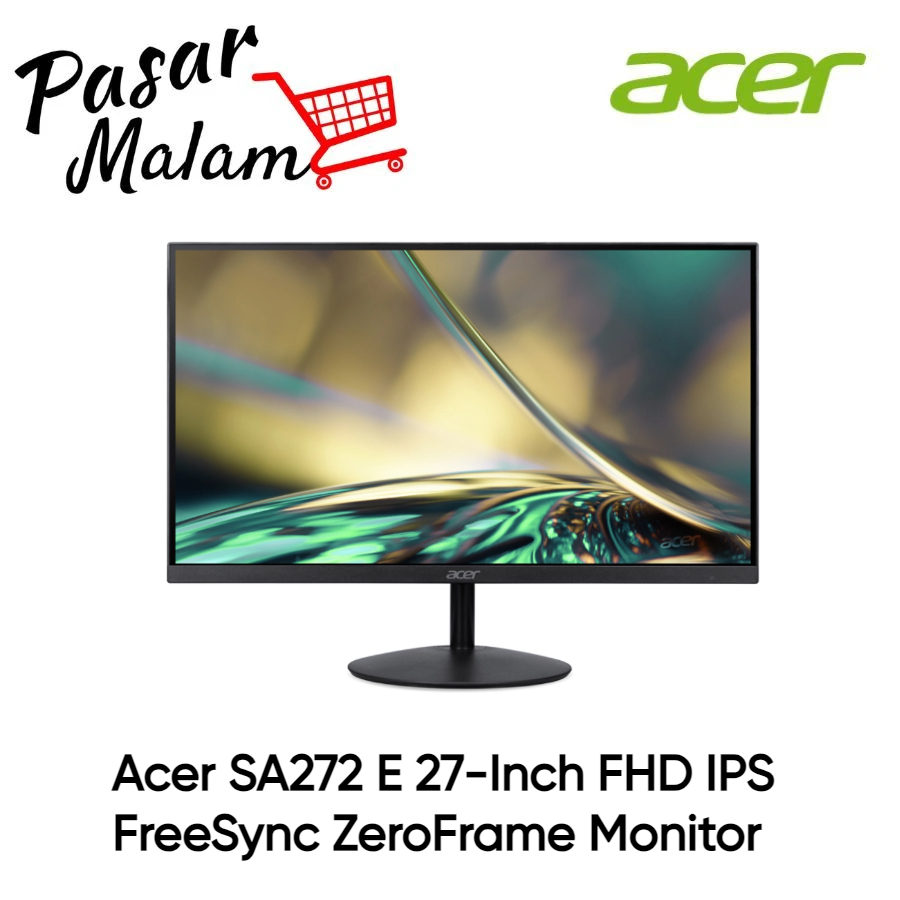 Acer SA272 E 27-Inch FHD IPS FreeSync ZeroFrame Monitor with 100Hz ...