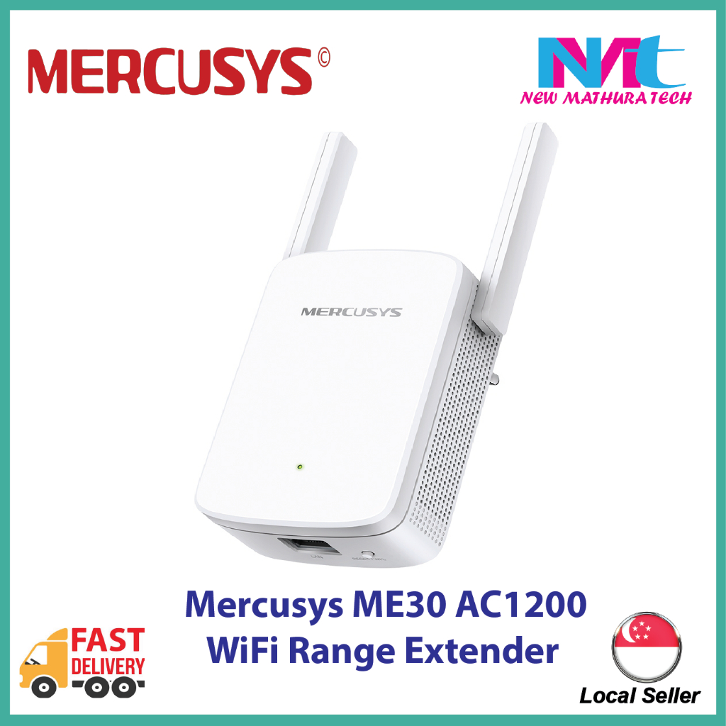 Mercusys ME30 AC1200 WiFi Range Extender( Powerd by Tp-Link) | Shopee ...