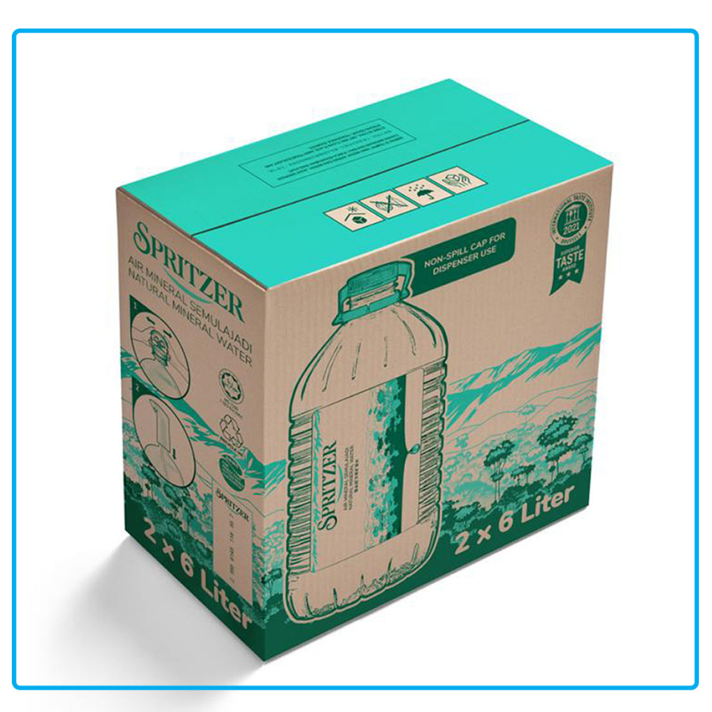 Spritzer Natural Mineral Water (2 x 6L) | Shopee Singapore