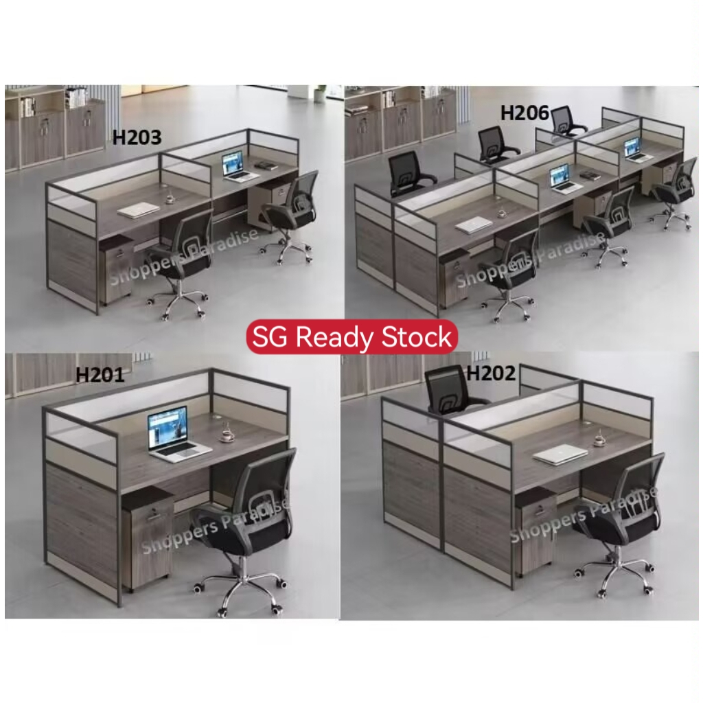 SG Ready Stock H201 - H206 Executive Workstation,partition,pedestal ...