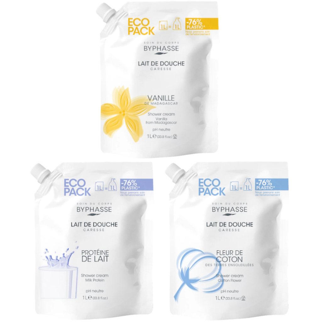 Byphasse Ecopack Caresse Shower Cream 1l Beauty Language Shopee Singapore
