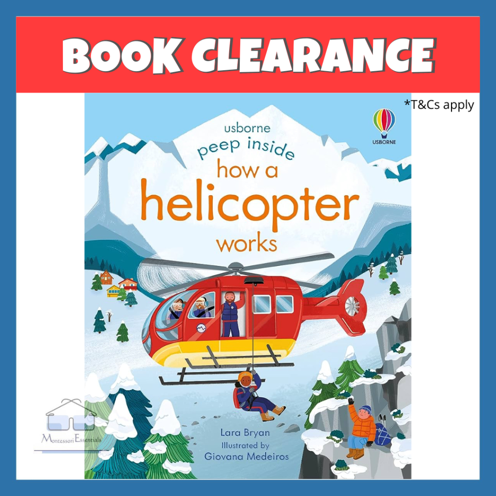 (How A Helicopter Works) Usborne Peep Inside Children Hardcover ...