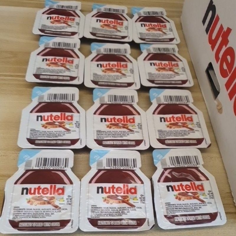 Nutella Spread (Clearance) 24 Packs Single Serving Portion (15g) Mini ...