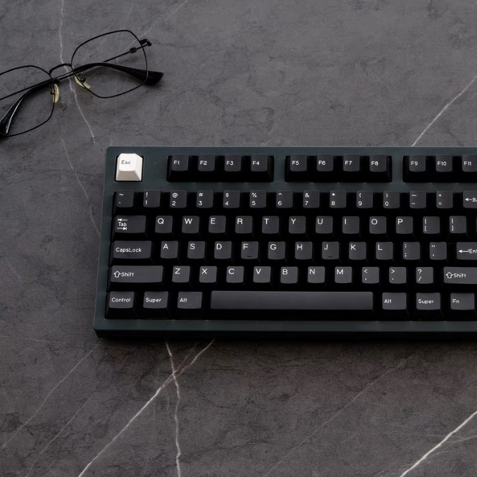 [Keycap Set] PBT WoB Cherry Profile Dye-Sub Keycaps Minimalist White ...