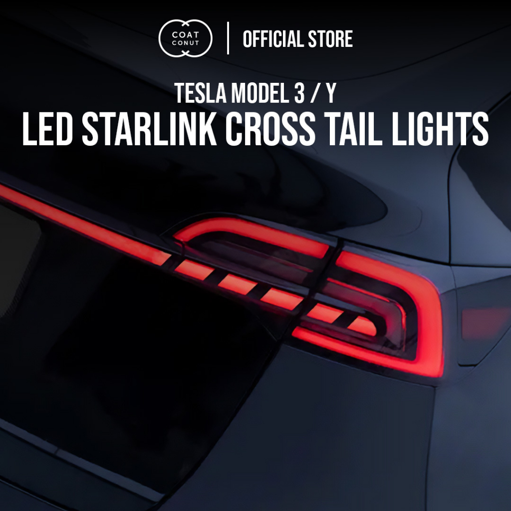 Tesla Model 3/Y LED Starlink Cross Tail Lights | Installation By ...