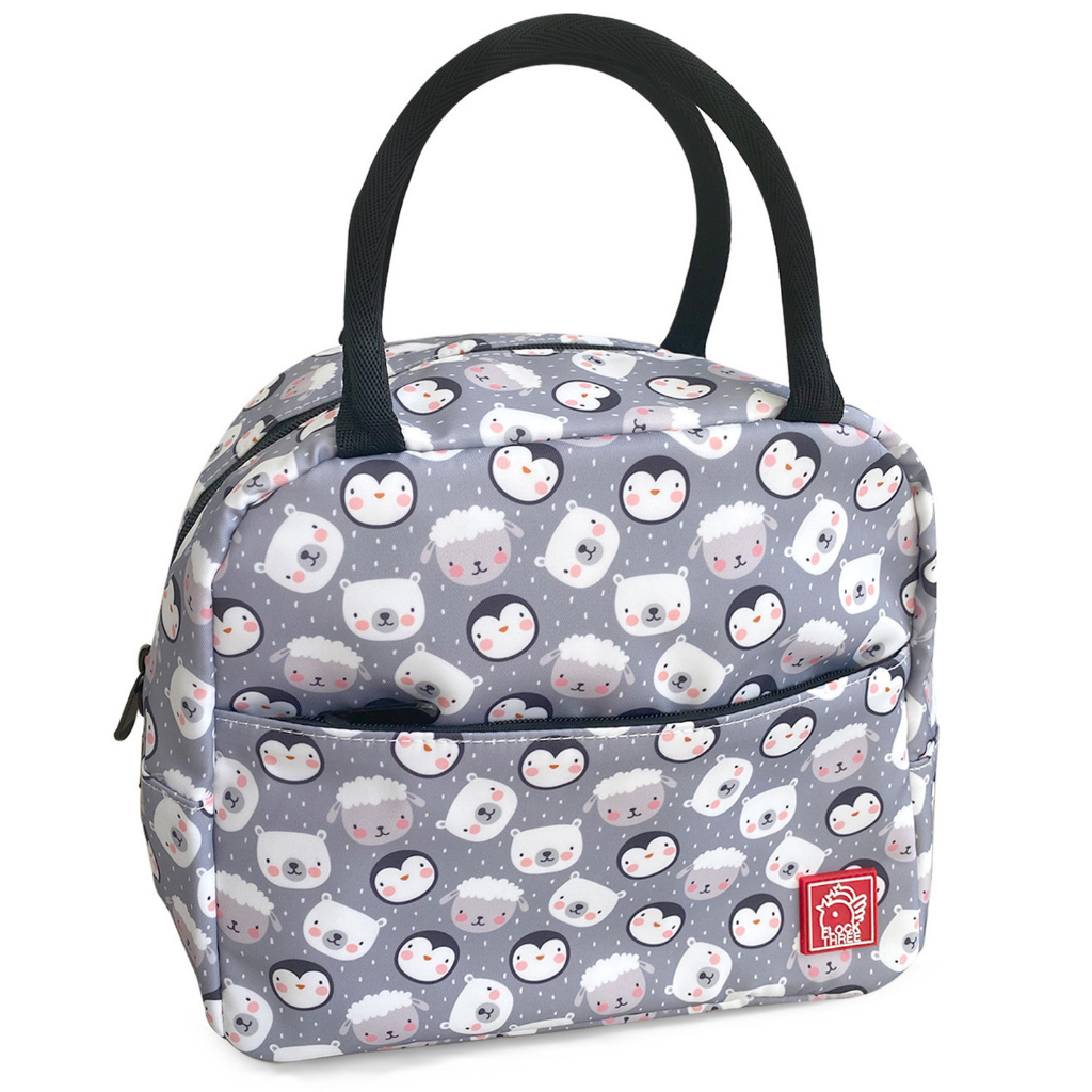 FLOCK THREE Waterproof Insulated Lunch Bag Food Drinks Container with ...