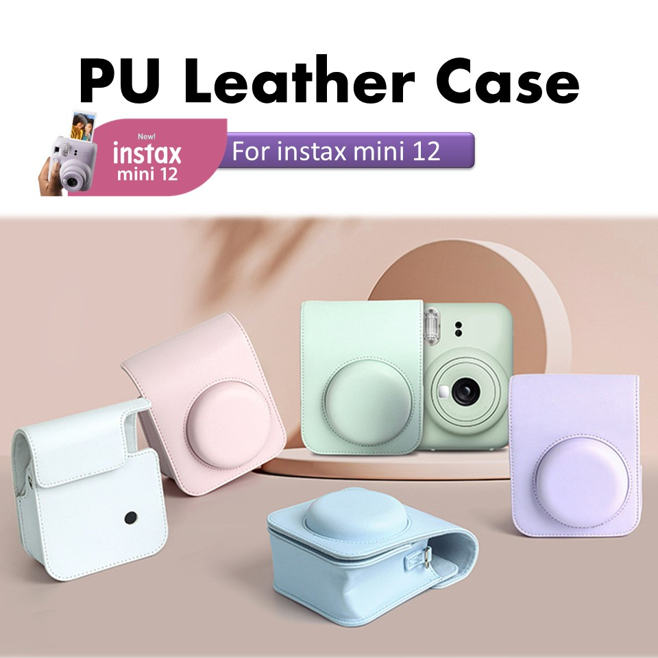 Fujifilm Instax Mini 12 Camera PU Leather case Casing | Shopee Singapore
