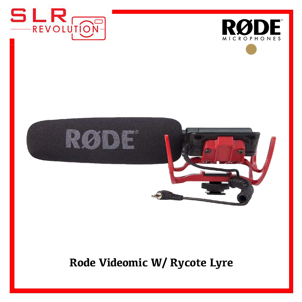 RODE VideoMic With Rycote Lyre On-Camera Microphone | Shopee Singapore