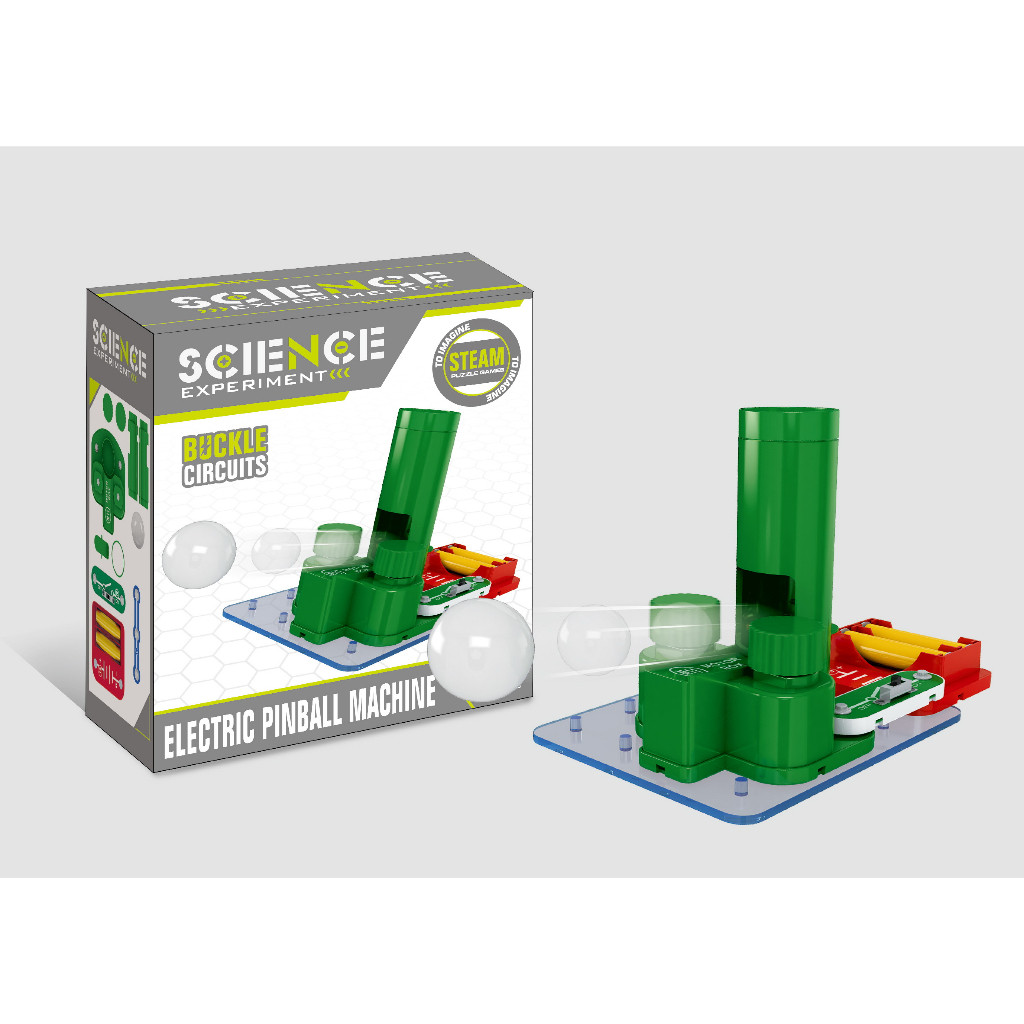 TTOYS Science Experiment Electric Pinball Machine Electronic Buckle ...