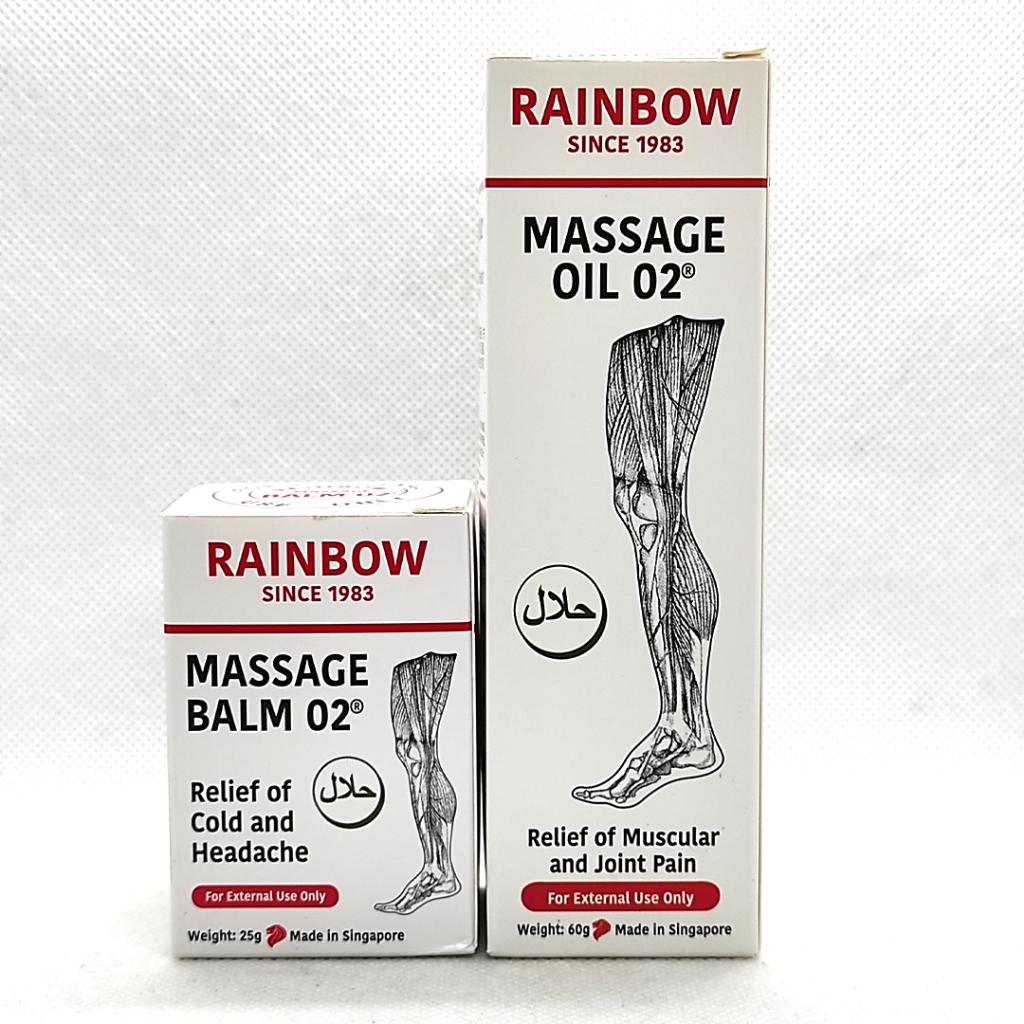Rainbow Massage Balm 25g Rainbow Massage Oil 60g Shopee Singapore
