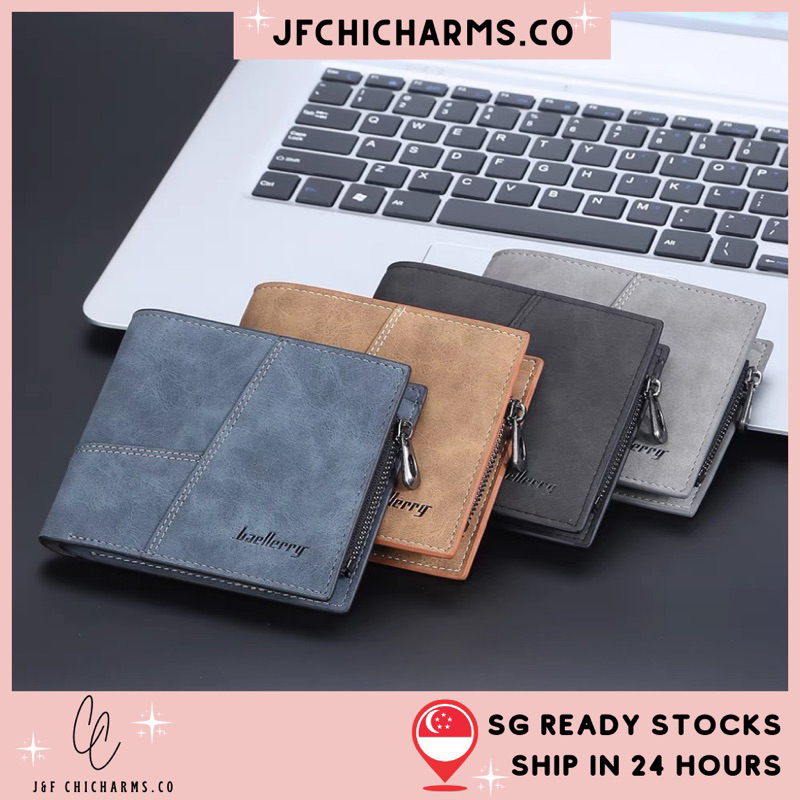 Short wallet with coin pouch for men korean chic style trending wallet ...