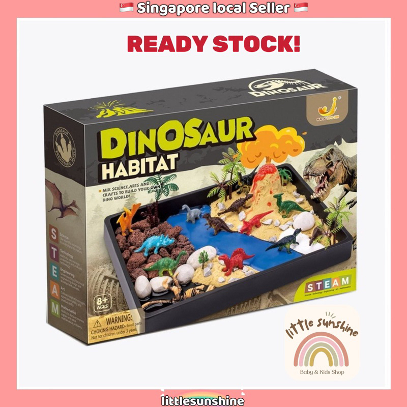 Dinosaur Habitat Science Experiment Set Jurassic World Sensory Play ...