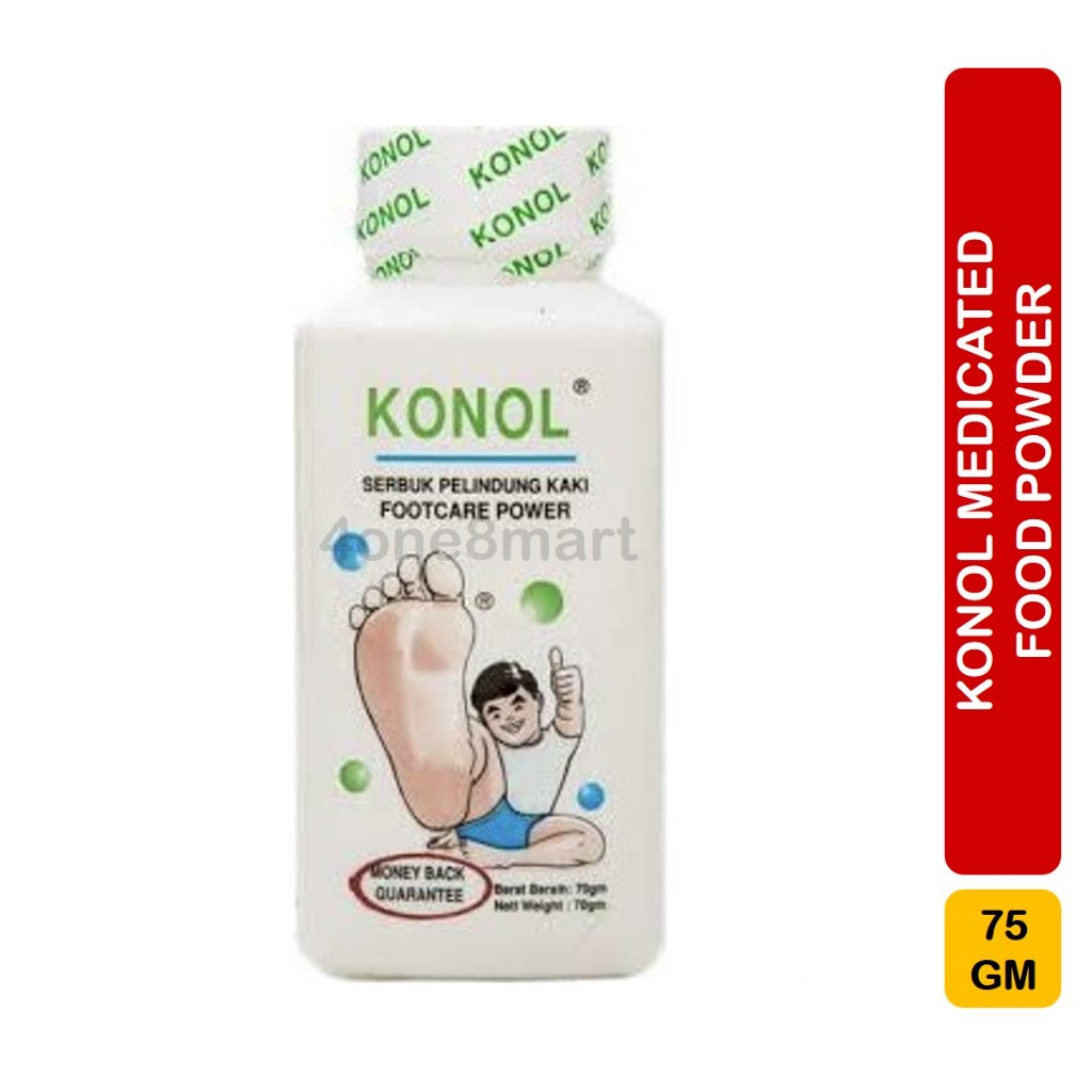 Konol Medicated Foot Powder Foot Care I Brand In Singapore, 70g ...