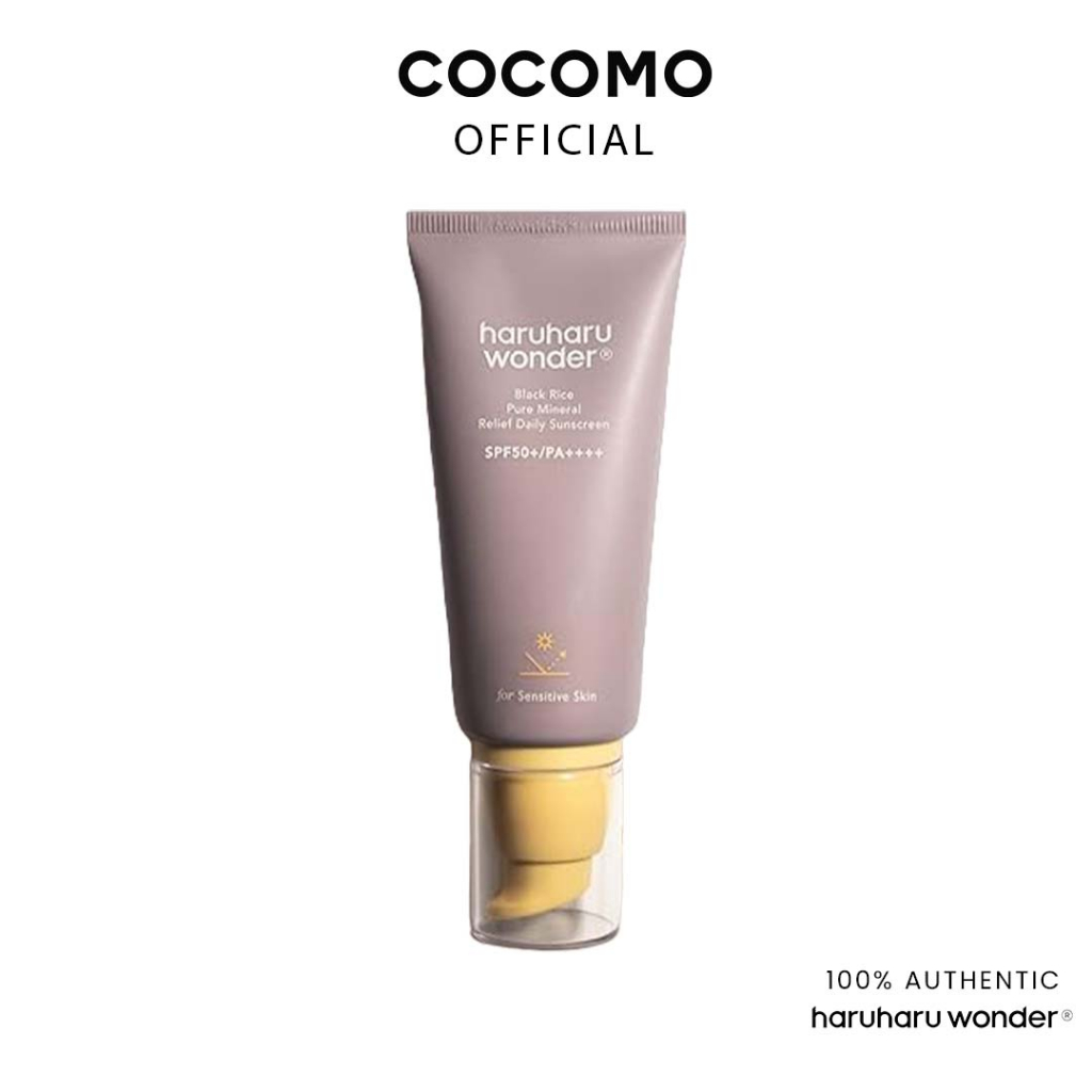 (HARUHARU WONDER OFFICIAL SELLER) Black Rice Pure Mineral Relief Daily ...