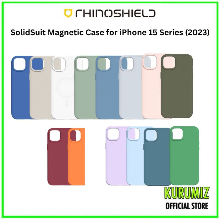 RhinoShield SolidSuit Magnetic Case for iPhone 15 Pro/Pro Max (2023) | Shopee Singapore