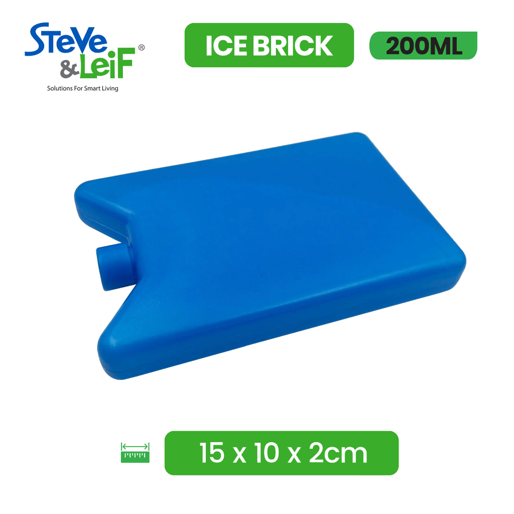 Steve & Leif Reusable Ice Brick Pack 200ml (MIN PURCHASE 2) | Shopee ...