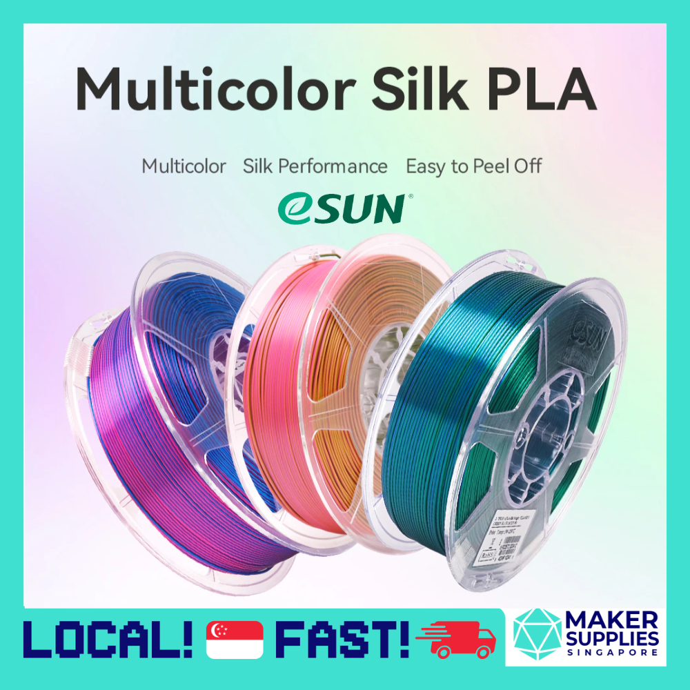 eSun ePLA-Silk Multicolor Magic Mystic 1.75mm 1KG 3D Printer Filament Dual Tri Multi Colour ...