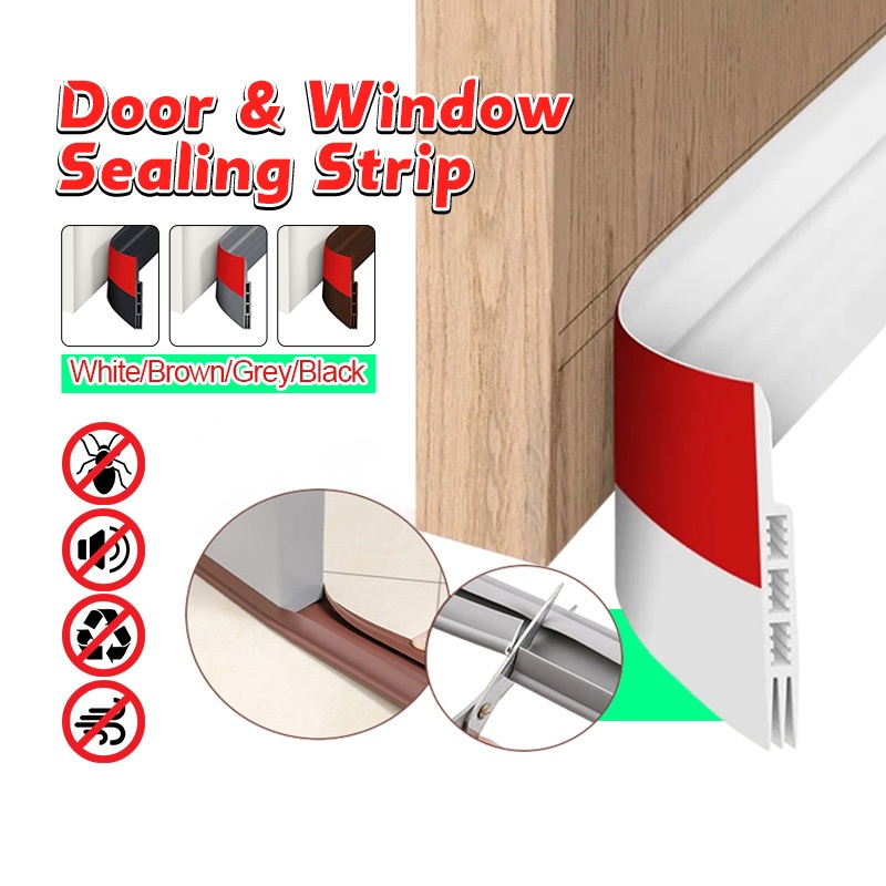 Door Seal Strip Soundproof Door Strip, Windproof, Pests Proof, Prevent ...