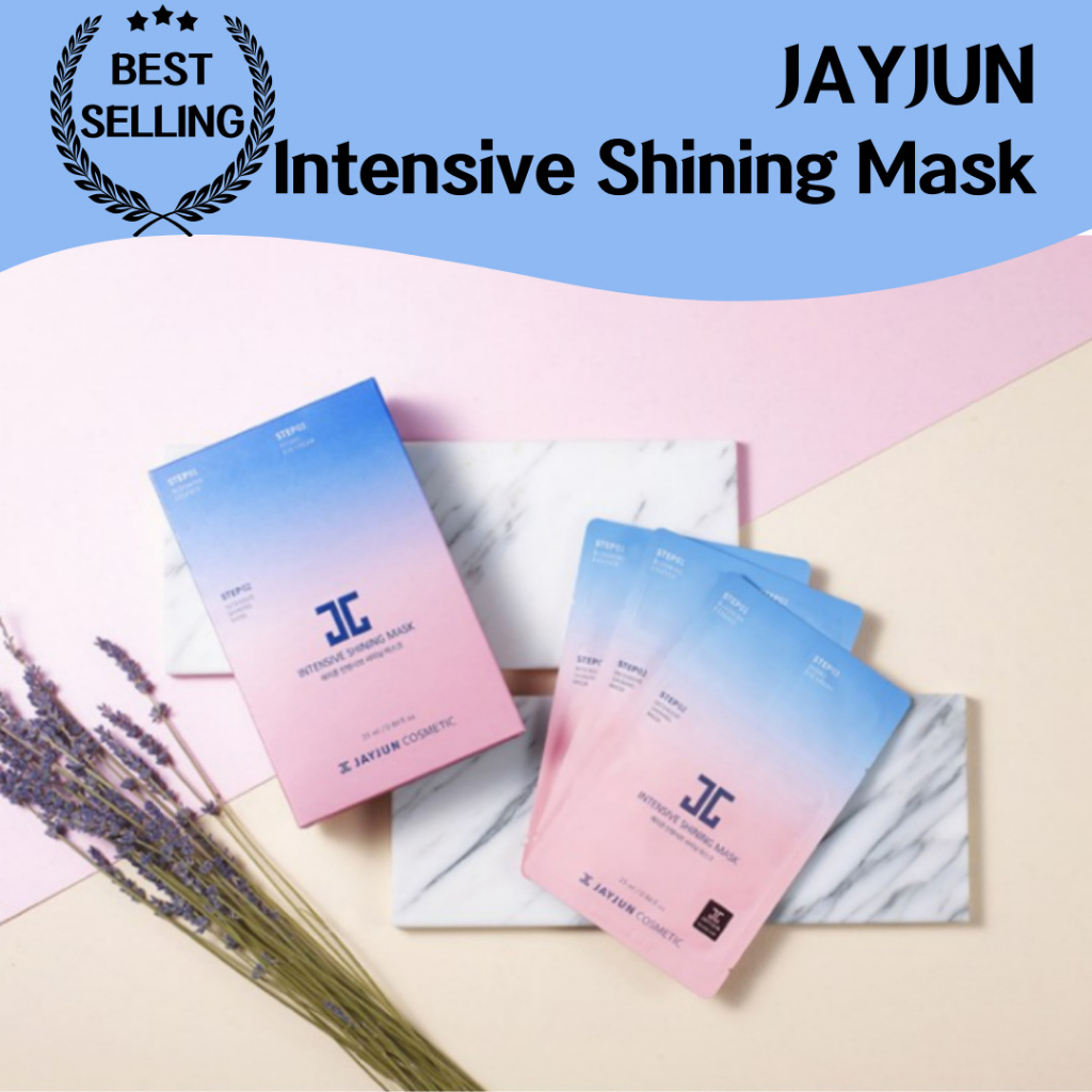 JAYJUN Cosmetics Intensive Shining Mask 10 Sheets Black Mask for everyone who wants real ...