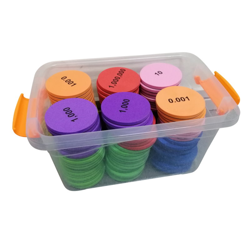 Learning Store B588 Large Teaching Magnetic Place Value Disc Set of 120 ...
