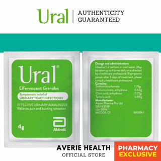 Ural Effervescent Granules 28 Sachets (Lemon) | UTI Relief, Gout ...