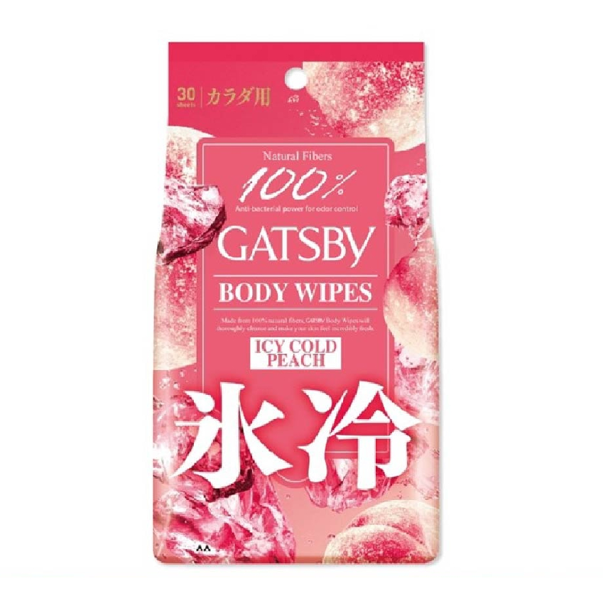Japan GATSBY Body Facial Cooling Wet Wipes | Shopee Singapore